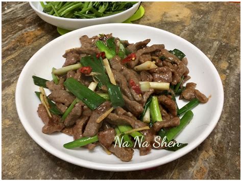 蔥爆牛肉 By Na Na Shen 的幸福花園 愛料理