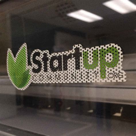 See Thru Perforated Window Vinyl Sticker Genius