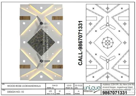 Modern False Ceiling Design With Led Lights