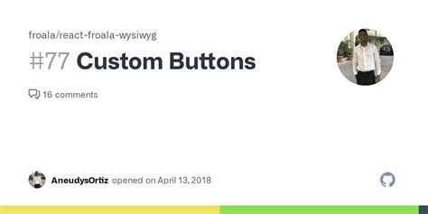 Custom Buttons · Issue 77 · Froalareact Froala Wysiwyg · Github