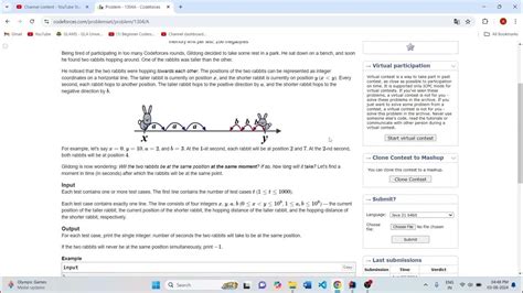 A Two Rabbits Codeforces 800 Rating Youtube