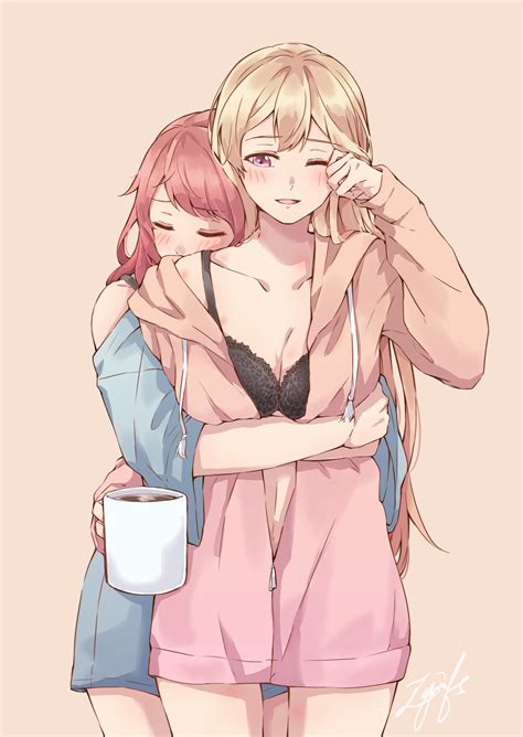 Maruyama Aya And Shirasagi Chisato Bang Dream Drawn By Aiiro Bokujuu