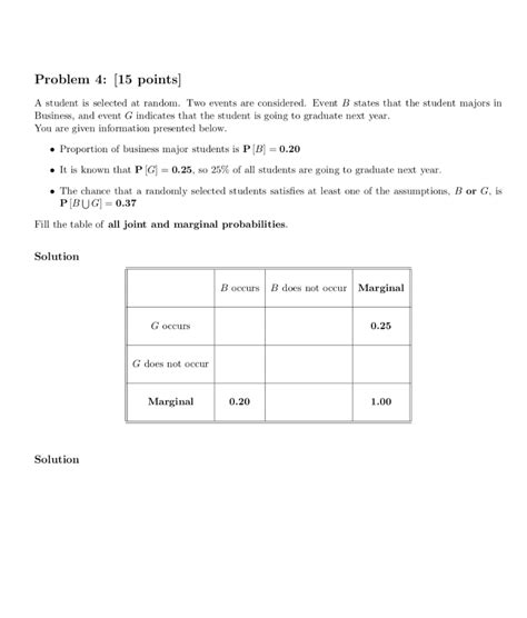 Solved Problem 4 15 Points A Babe Is Selected At Chegg Com