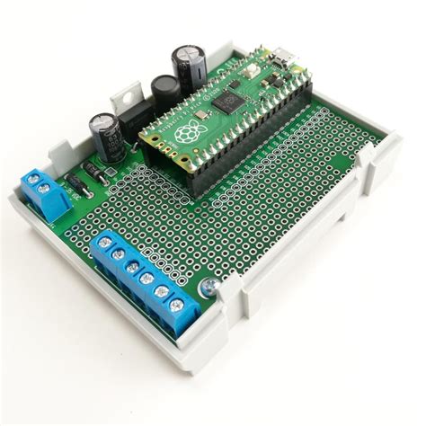din rail mount for raspberry pi pico 5 steps instructables