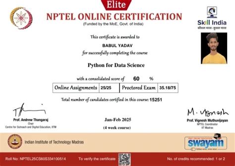 Nptel Pythonfordatascience Datascience Lifelonglearning Python