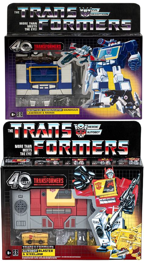 Transformers Retro Th Anniversary G Blaster Steeljaw Or Soundwave