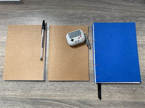 Just Pics Of Some Of My Handmade Notebooks At An Uni Desk R Bookbinding