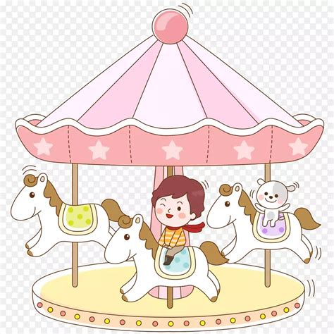卡通手绘游乐场的小男孩png图片素材下载 图片编号qbvdbzxq 免抠素材网