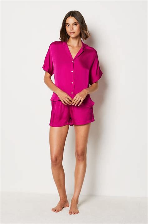 Chemise De Pyjama En Coton Brodé Destiny Kaki Etam