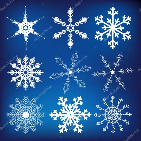 White Snowflake Vector