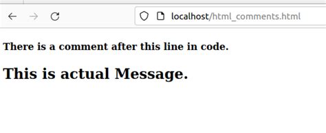 html comments