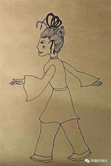 皮影戏人物简笔画图片 图库 五毛网