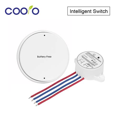 Battery Free Wireless Light Switch Rf Control Self Powered Wall Switch