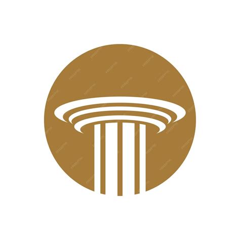 Premium Vector Column Logo Vector Symbol Template