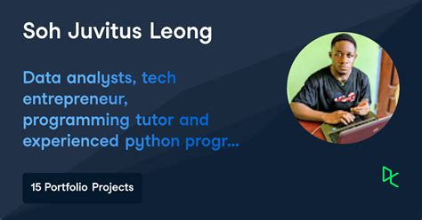 Soh Juvitus Leong Data Analyst