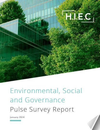 Esg Pulse Survey Report Hi Executive Consulting Hiec