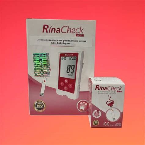 Глюкометр Rina Check+50 тест-полосок - Диабет-Техника
