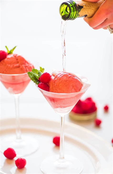Raspberry Champagne Float Easy And Beautiful WellPlated