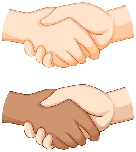 Vectores E Ilustraciones De Manos Saludandose Png Para Descargar Gratis