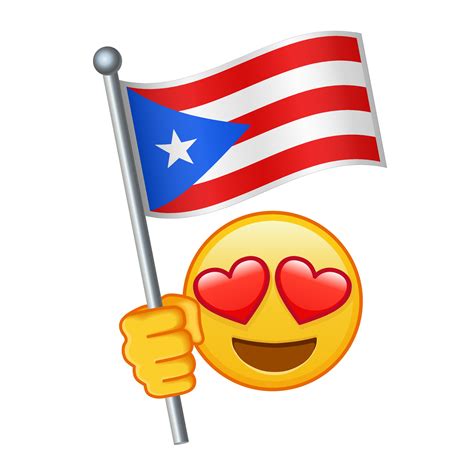 Emoji With Puerto Rico Flag Large Size Of Yellow Emoji Smile 48204233