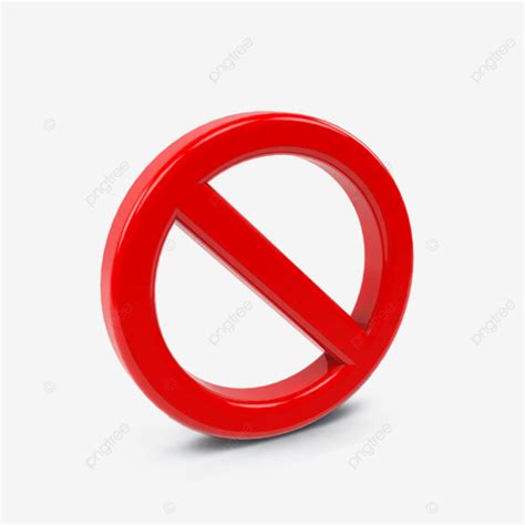 3d 禁止標誌或紅色禁止無圖示警告 没有符号 没有迹象 警告牌素材圖案PSD和PNG圖片免費下載