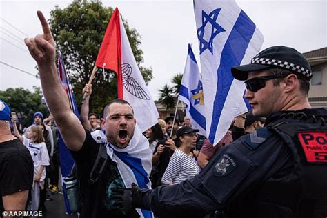 Tension Flare At Protest Outside A Jewish Synagogue In Melbourne