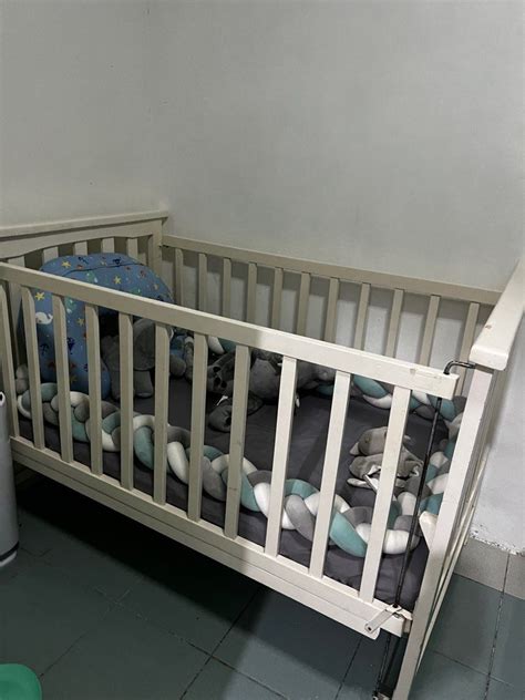 Crib With Drop Side Set On Carousell