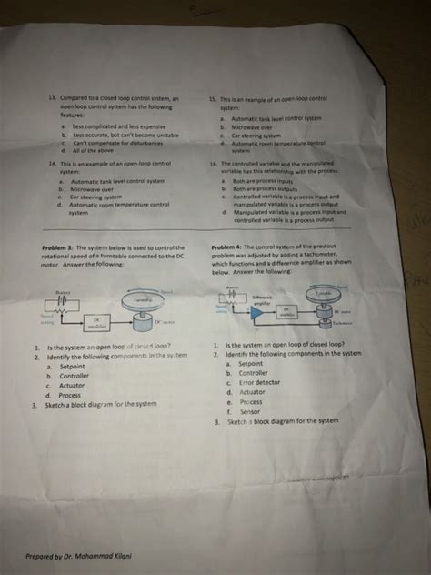 What Is Open Loop Control System With Example Wiring Work