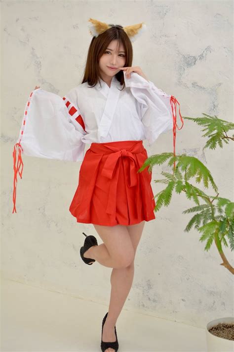 天使りのあ🐰61724smooth撮影会 On Twitter 狐巫女さん🦊
