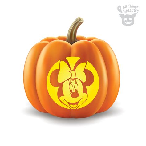 Free Printable Minnie Mouse Pumpkin Stencil Printable Stencils