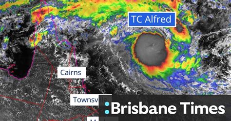 Cyclone Brisbane 2025 Tropical Cyclone Alfred Brews Off North