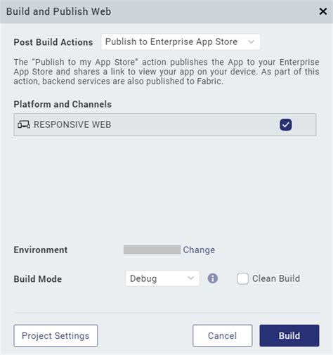 Publishing A Web App In Visualizer Starter