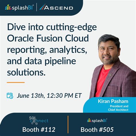 Splashbi On Linkedin Ascend2023 Splashbi Oraclereporting Oraclecloud