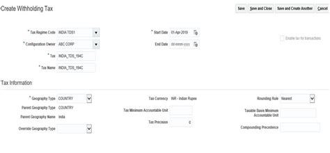 Oracle Applications Blog Tds Setup In Oracle Fusion