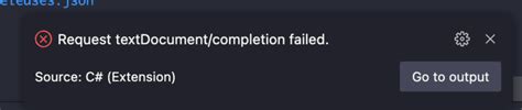 Completionrequest Failed In C Devkit · Issue 68704 · Dotnetroslyn