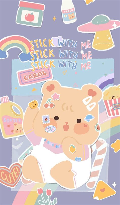 นอนหม Desain quilling Kartu lucu Wallpaper kartun