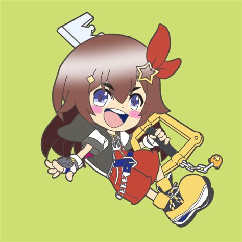 Sora Cosplaying As Sora Scrolller