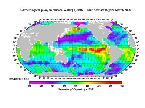 Ocads Maps Of Pco2 At Sea Surface Temperature