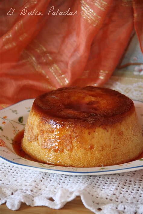 Flan De Huevo Tradicional El Dulce Paladar