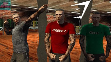 Gymshark Tight Tee For Mp Male [sp Fivem Ready] Gta5