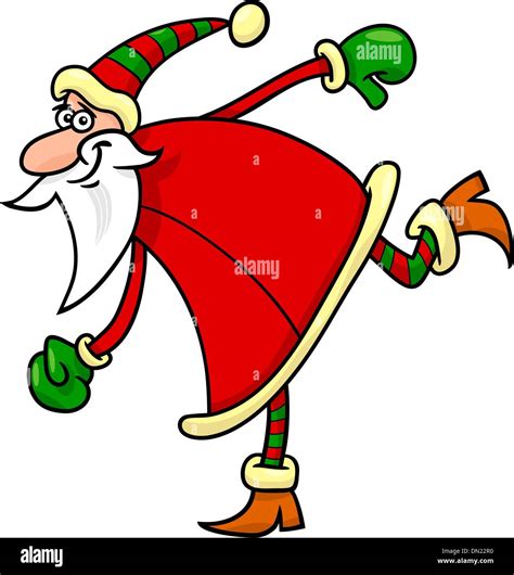 Santa Claus Christmas Cartoon Illustration Stock Vector Image And Art Alamy
