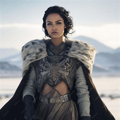 Premium Photo The Enigmatic Beauty Of A Futuristic Assyrian Woman