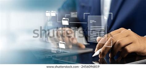 Document Management System Concept Dms Businessman Stock Photo Shutterstock