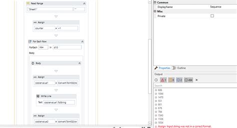 Input String Was Not In A Correct Format Values Help Uipath