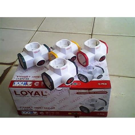 Jual Jual Stop Kontak Steker T Arde Saklar Merk Loyal Ly 912Sk Ayo