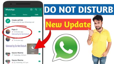 Whatsapp Silenced By Do Not Disturb Update Whatsapp Dnd Call Feature