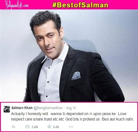 Five Most Hilarious Tweets Of Salman Khan Bollywood News And Gossip