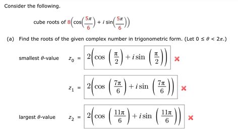 [trigonometry Precalculus Finding Cube Roots Of Complex Numbers] What