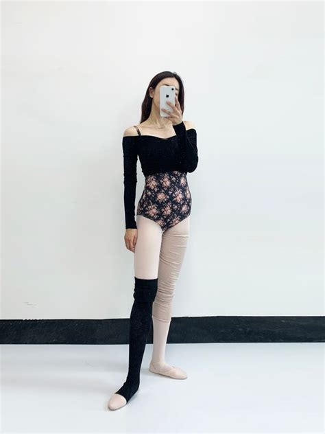 성인발레복 스타일링 추워도 스타일은 포기못해 겨울발레복 스타일 네이버 블로그