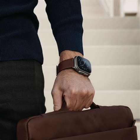 Leather Apple Watch Ultra And Ultra 2 Band Sandmarc